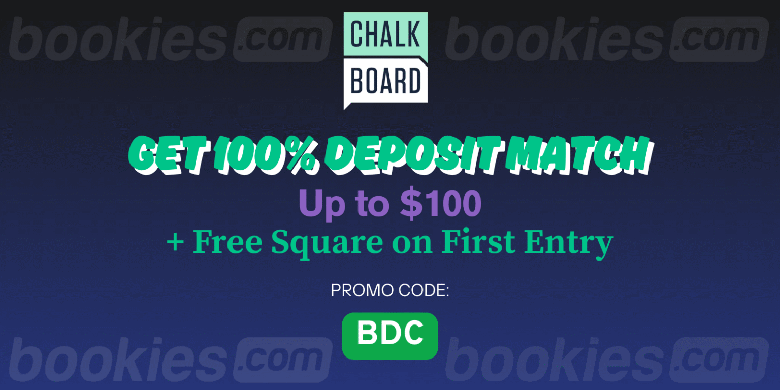 Chalkboard Deposit Match Promo Code BDC: Get $100 For NFL Week 11 Games (Nov. 16)