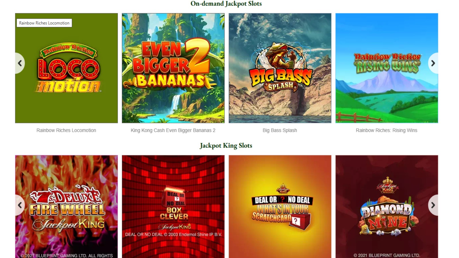 Rainbow Riches Casino 30 Free Spins: New Customer Sign Up Offer January ...