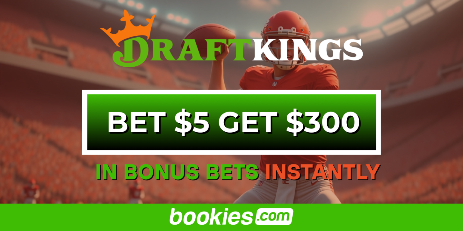 DraftKings Sportsbook Promo Unlocks $300 in Bonuses for NFL MNF Wild ...